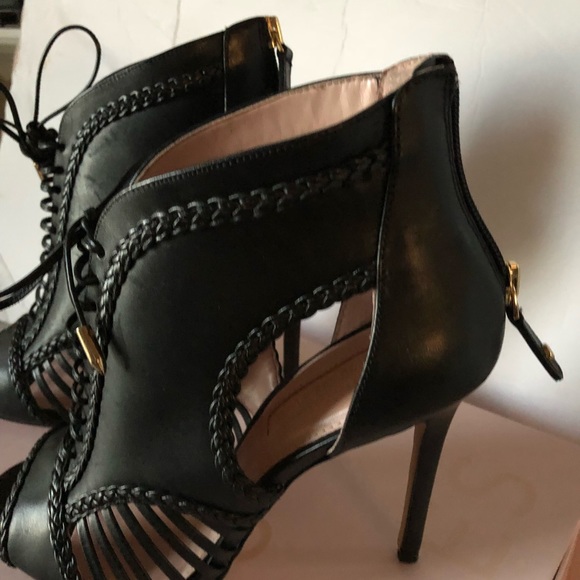 Avec Les Filles | Shoes | Ave Les Filles Lace Up Open Toe Shooties ...
